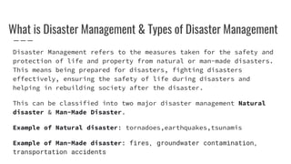disaster managment | PPT