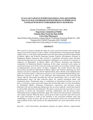 93314 id-evaluasi-tahapan-intervensi-sosial-pada | PDF