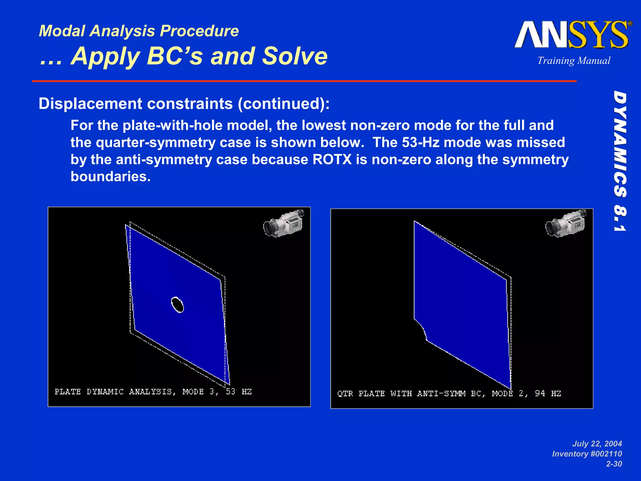 93321970 ansys-modal-analysis | PPT