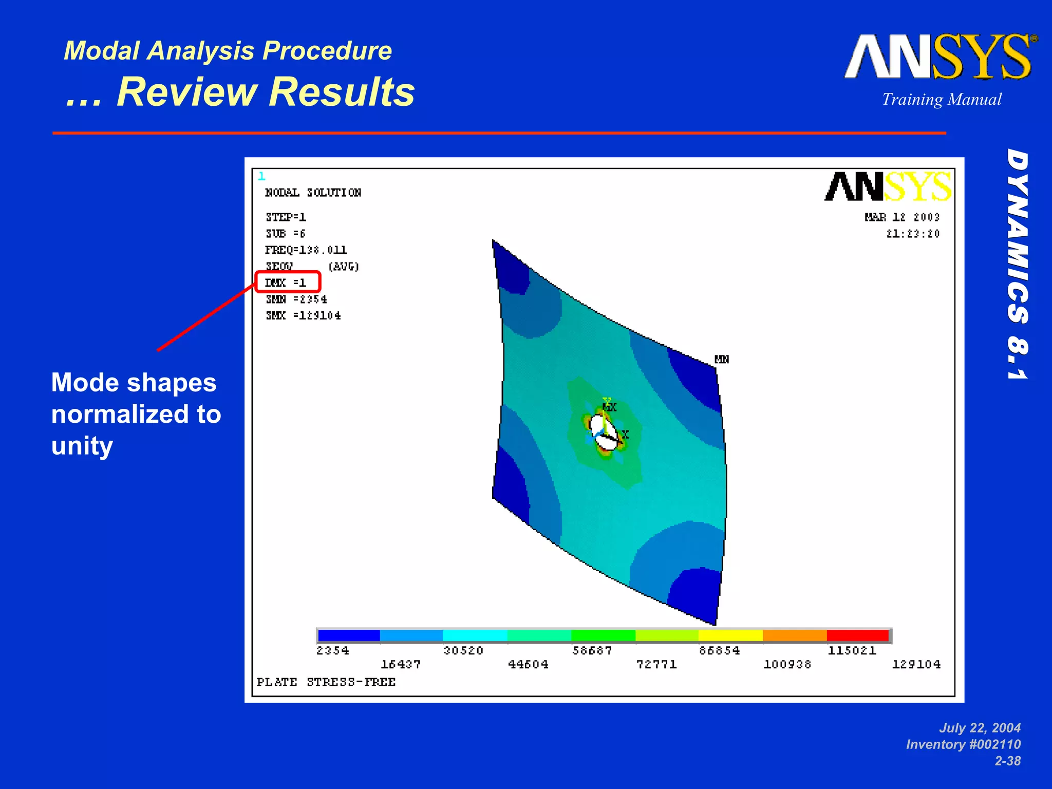 93321970 ansys-modal-analysis | PPT
