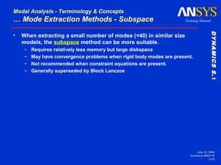 93321970 ansys-modal-analysis | PPT
