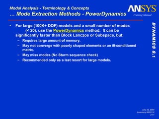 93321970 ansys-modal-analysis | PPT