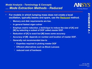 93321970 ansys-modal-analysis | PPT