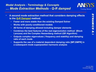 93321970 ansys-modal-analysis | PPT