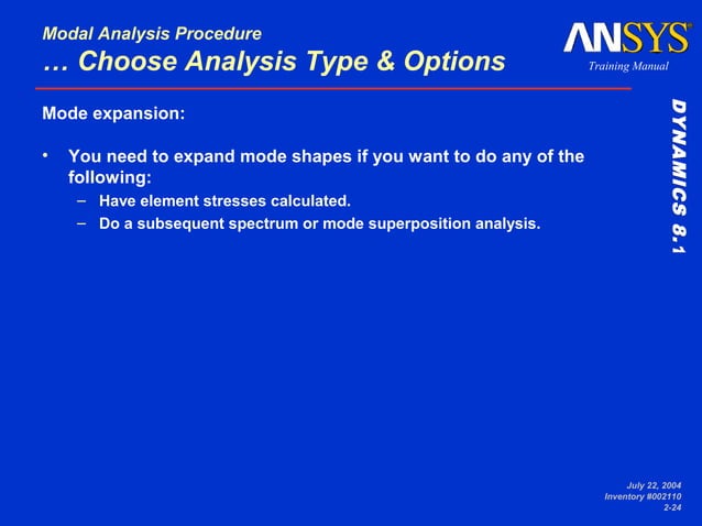93321970 ansys-modal-analysis | PPT