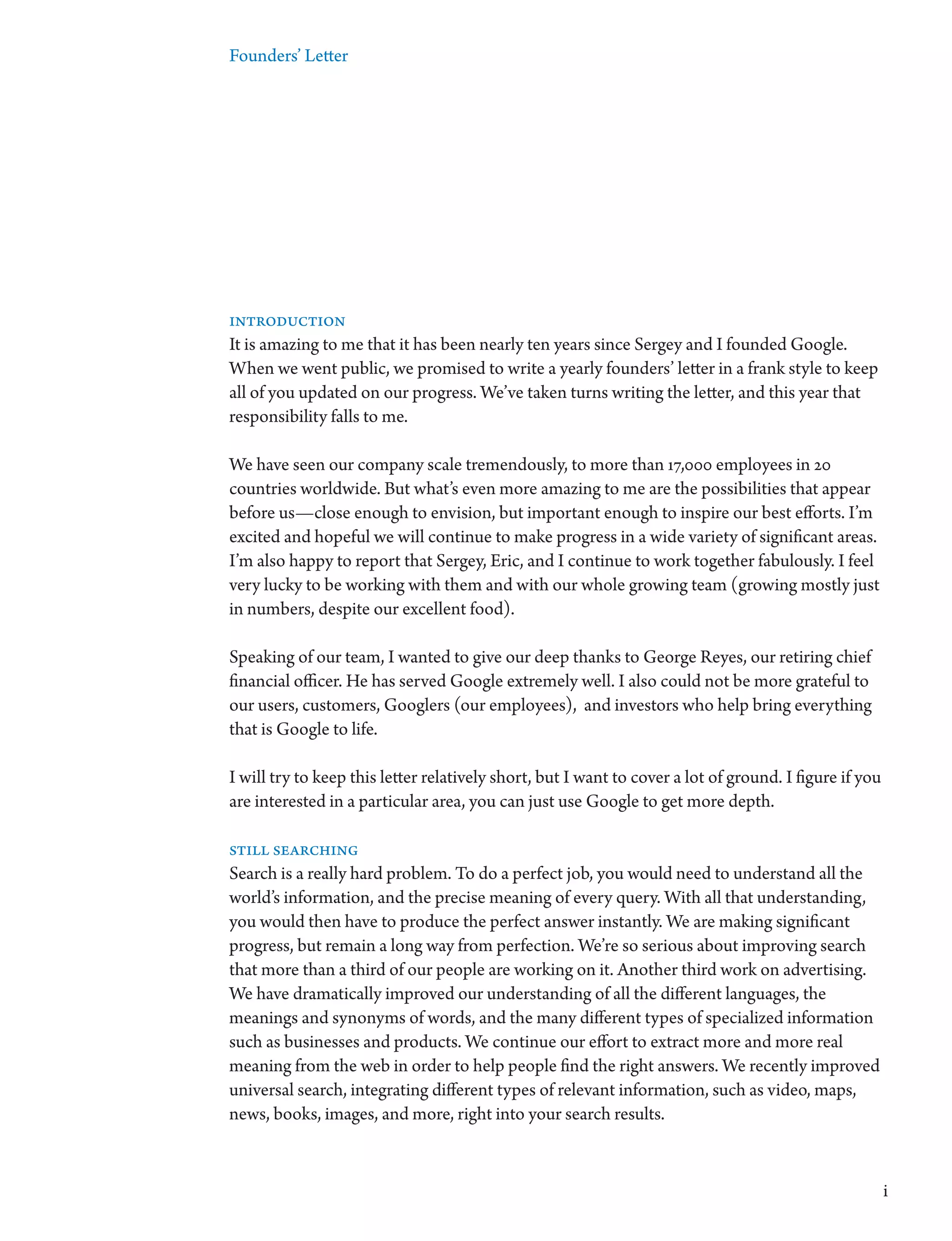 2007 google annual report | PDF