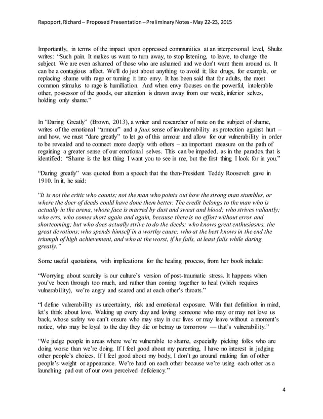 Richard Rapoport - McGill University Division of Social & Transcultural ...