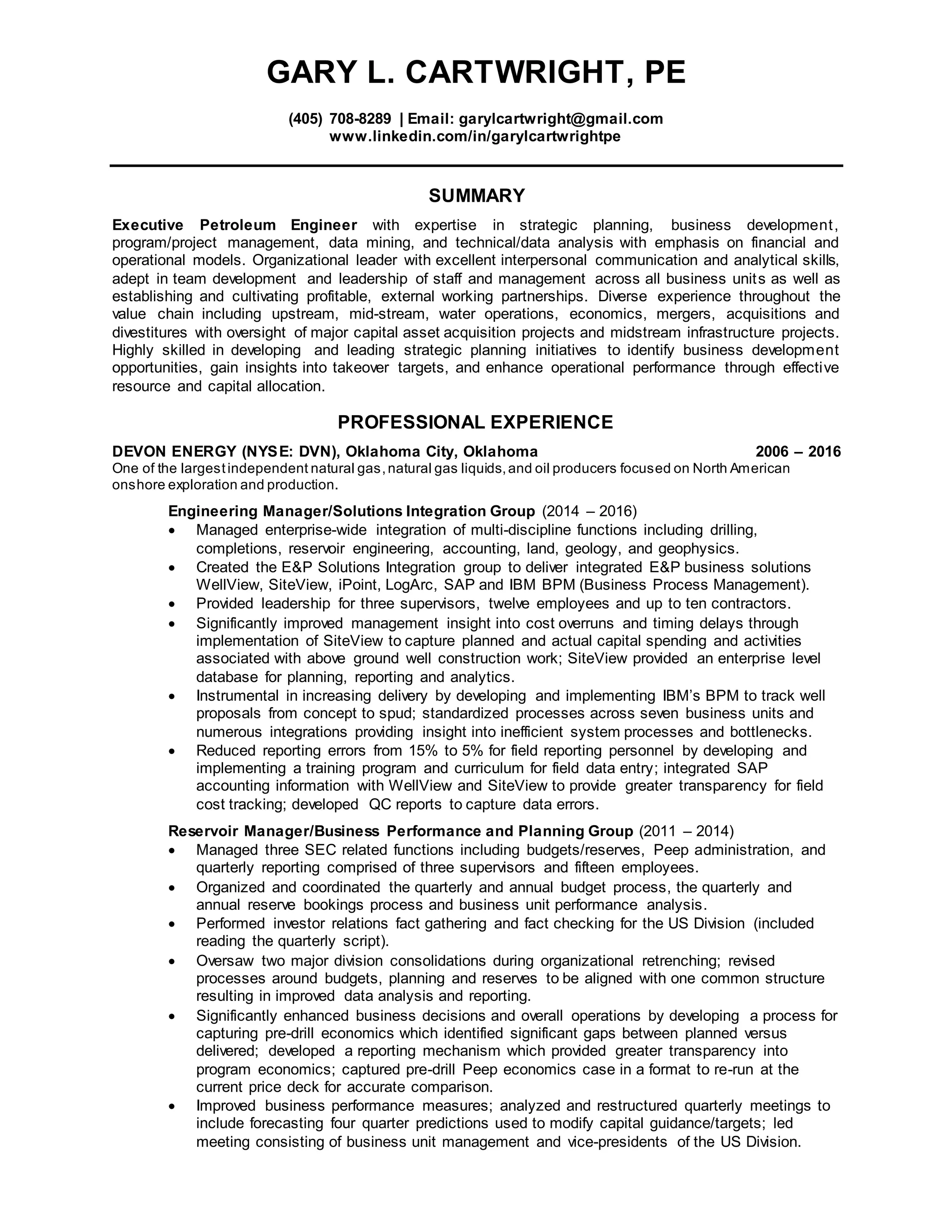 Cartwright Gary - Resume FINAL | DOCX