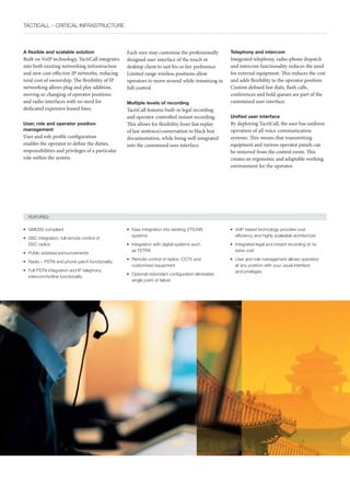 02 Saab TactiCall_Critical Infrastructure small | PDF