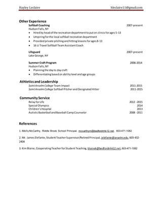 Hayley Resume (1) | DOCX