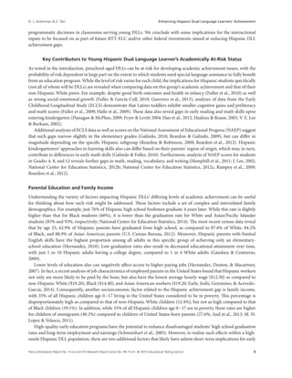 Enhancing Young Hispanic DLLs' Achievement | PDF