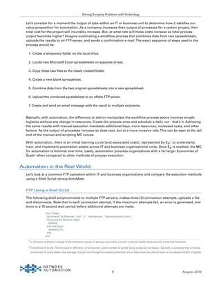 Solving Scripting Problems with Automation | PDF | Web Development | Internet