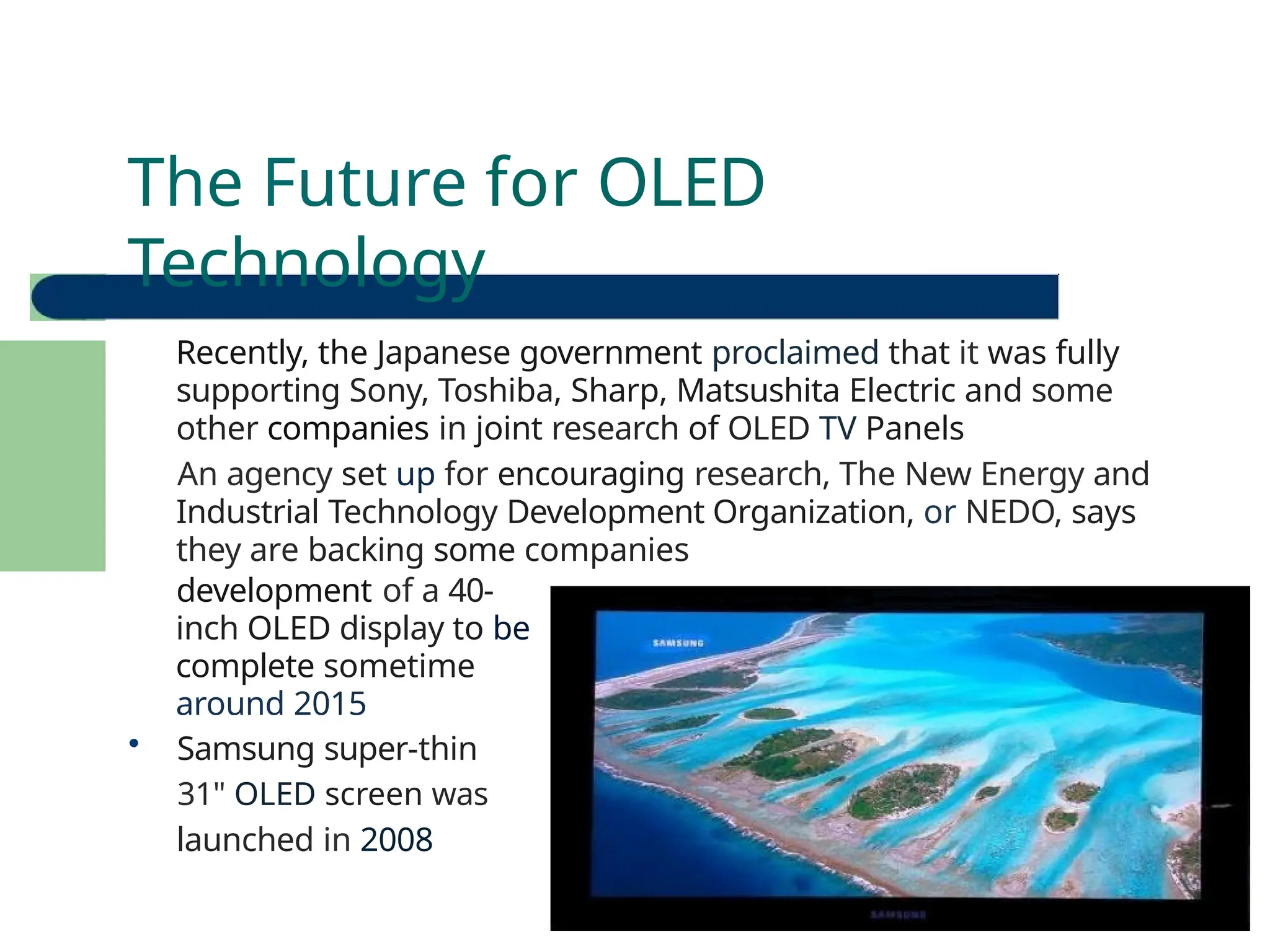 Optoelectronics display OLED display.pptx