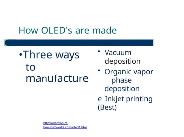 Optoelectronics display OLED display.pptx