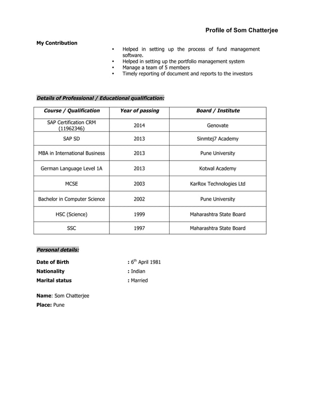 Som Chatterjee CRM-2 | PDF
