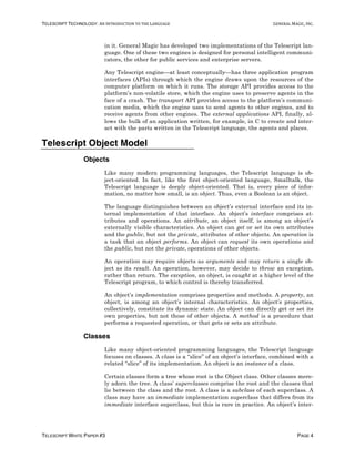 Telescript White Paper #3 | PDF