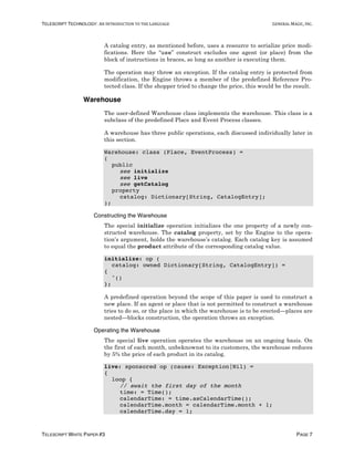 Telescript White Paper #3 | PDF