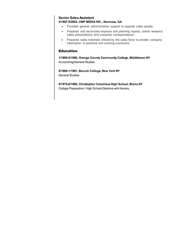 Maria Earp - Resume | PDF