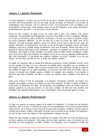 Rapport de Stage Licence 3 | DOCX