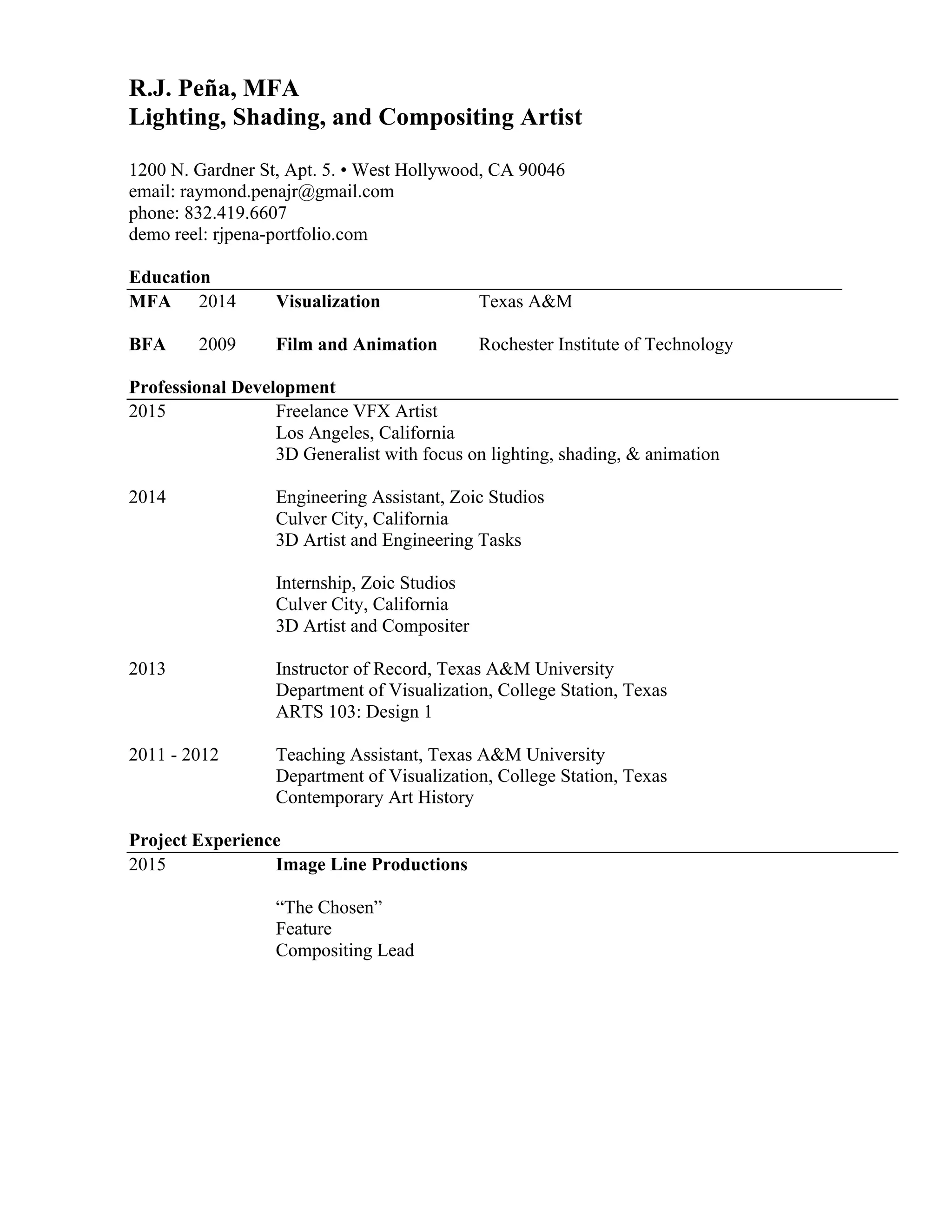 RJPena_lighting_CV | PDF