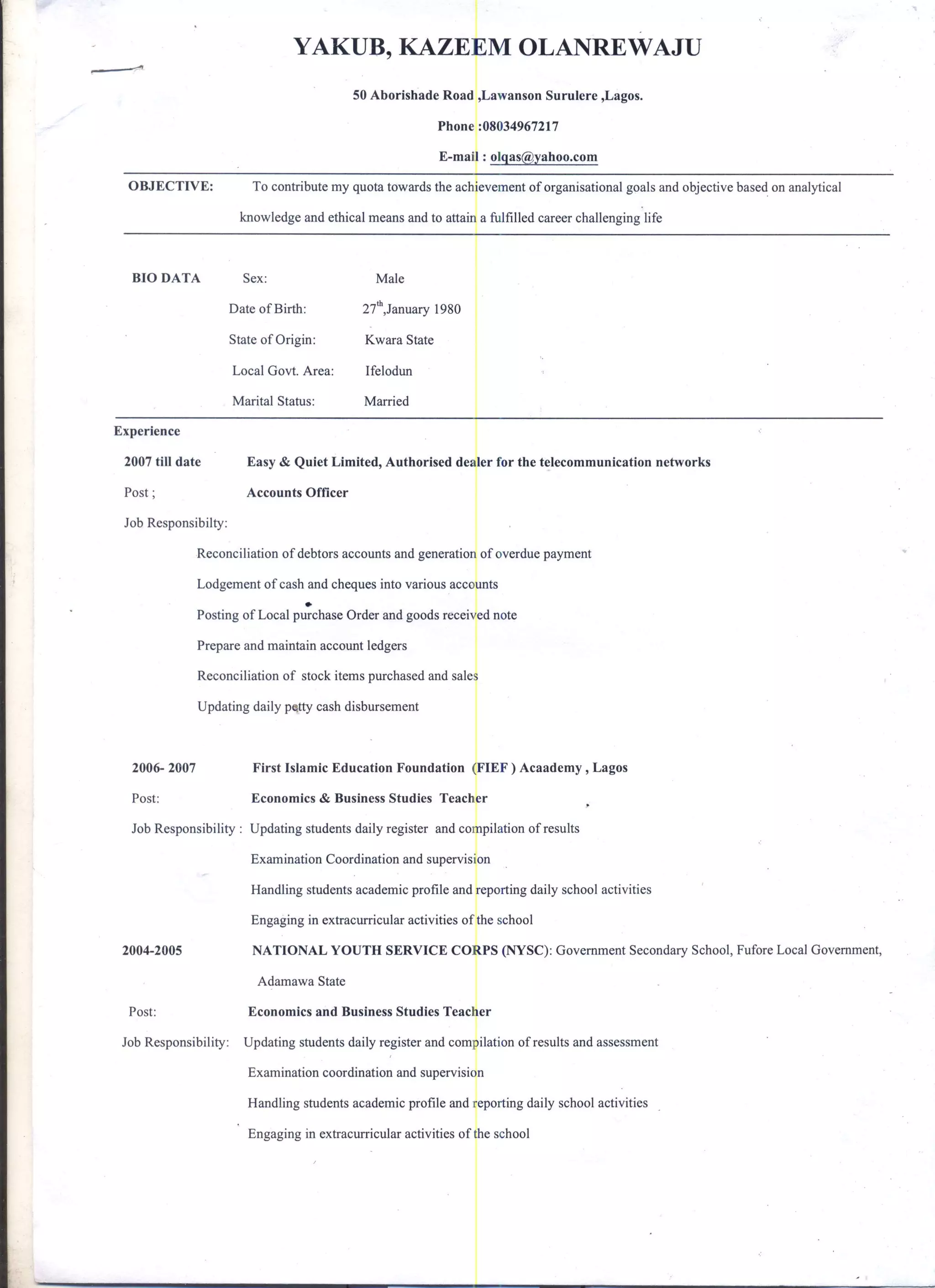 my credentials | PDF