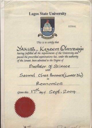 my credentials | PDF