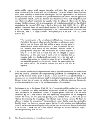 Bennett v London Borough of Southwark | DOC