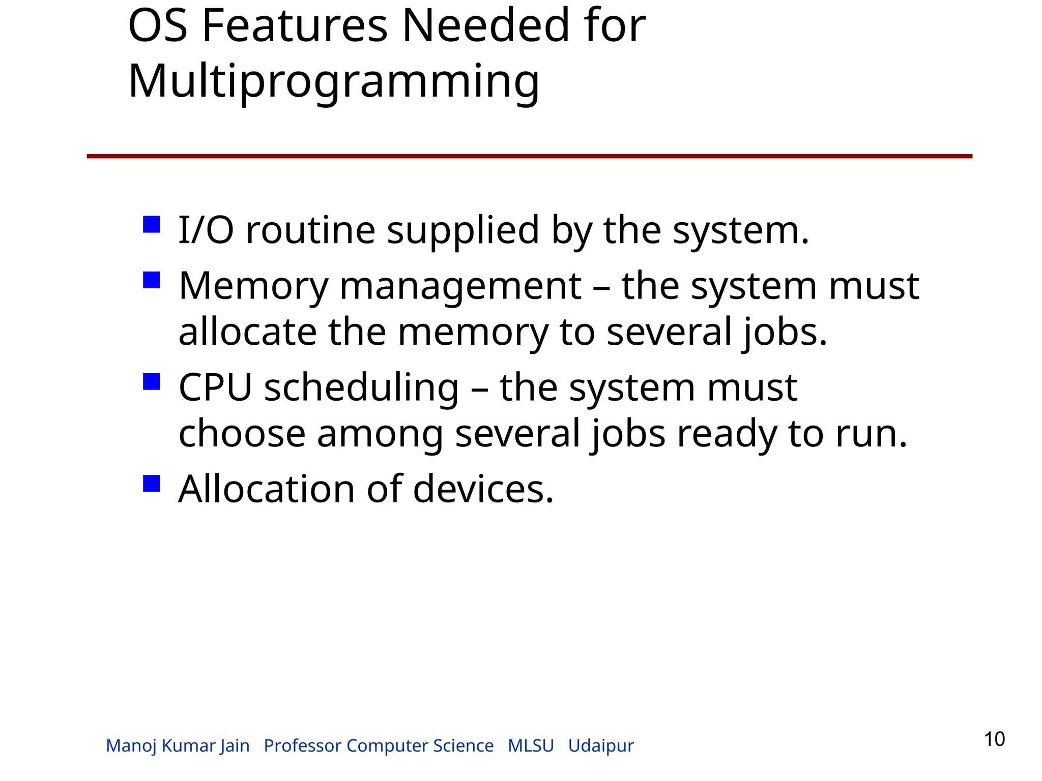 What is an Operating System and what are different types of OS | PPT