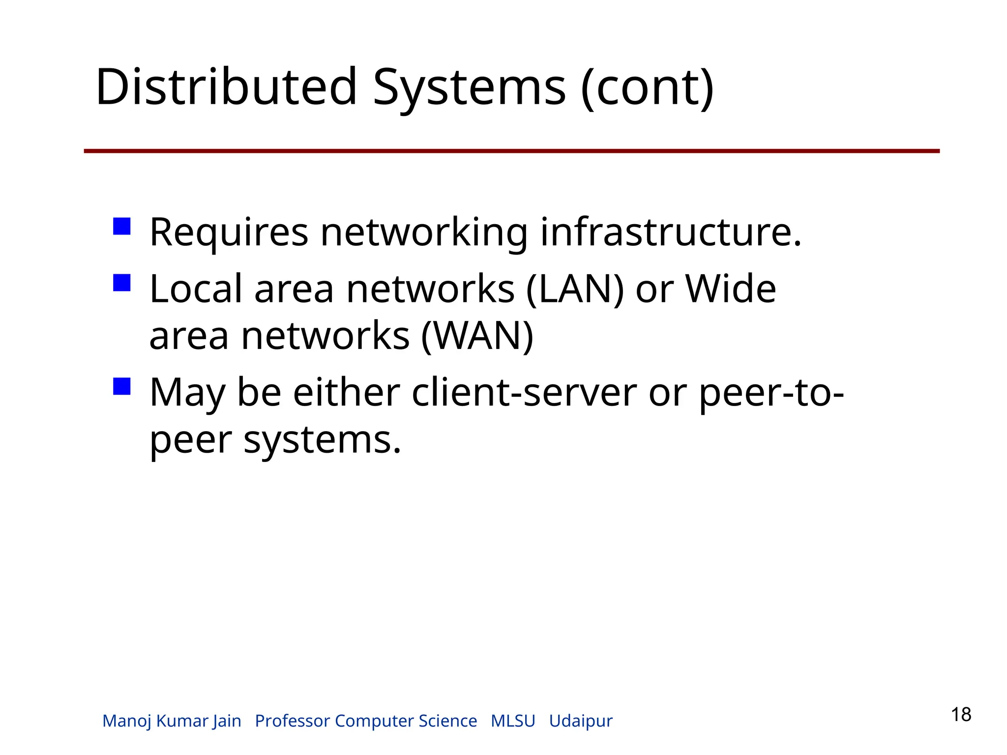 What is an Operating System and what are different types of OS | PPT
