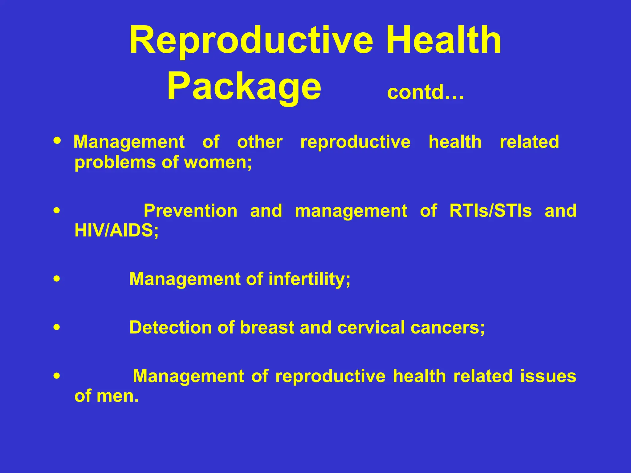 9361.ppt reproductive health ppt presentation | PPT