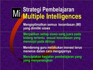 multiple intelligence (kecerdasan majemuk) | PPTX