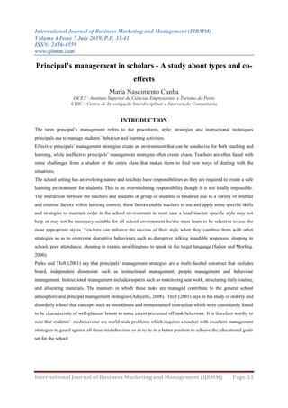Principal’s management in scholars - A study about types and coeffects ...