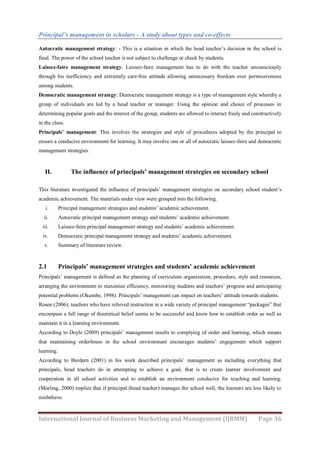 Principal’s management in scholars - A study about types and coeffects ...
