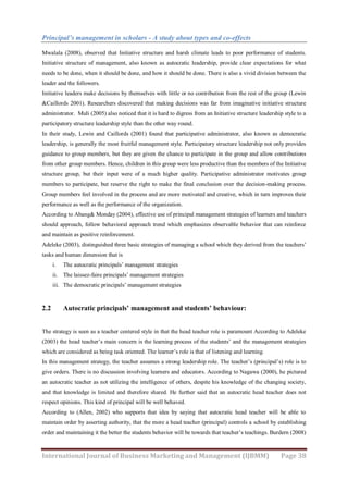 Principal’s management in scholars - A study about types and coeffects ...