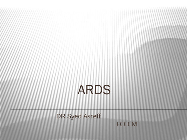 ARDS acute respiratory distress syndrome.ppt