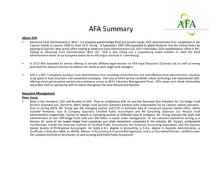 AFA Pitch Deck - 021215 | PPT
