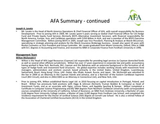 AFA Pitch Deck - 021215 | PPT