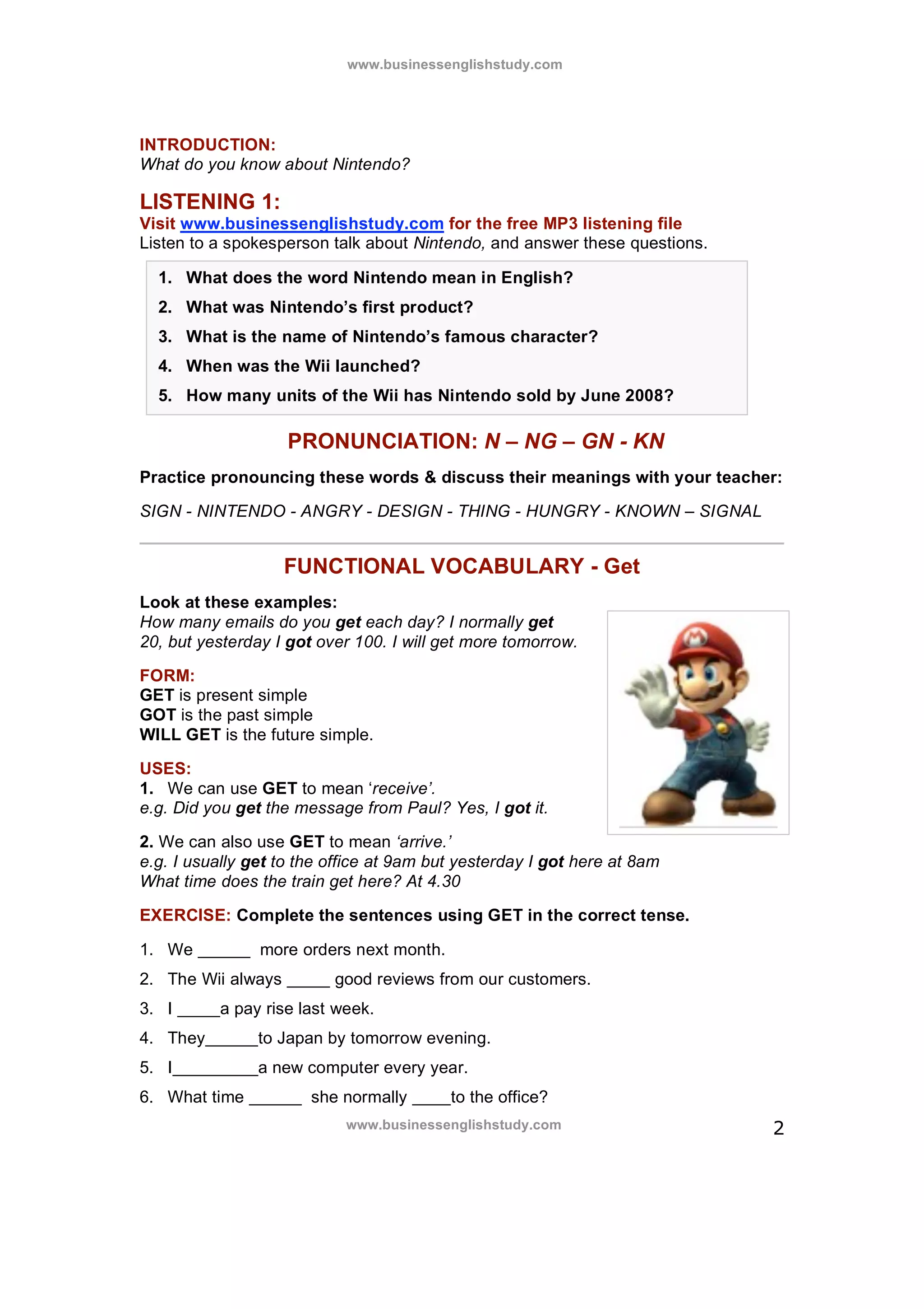Nintendo-elementary | PDF