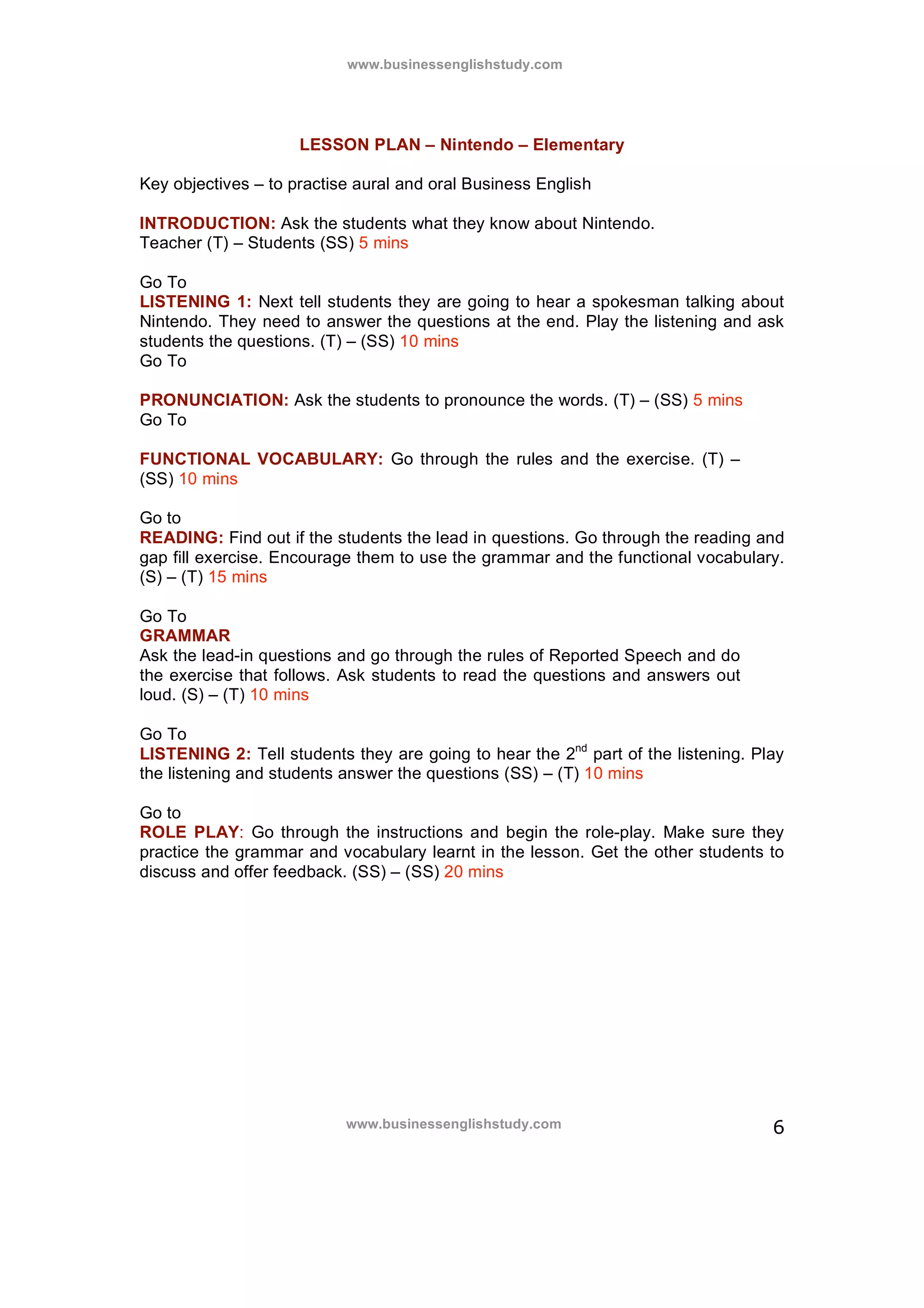 Nintendo-elementary | PDF