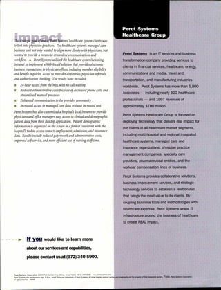 PerotSystems_esync_etrans | PDF | Internet | Computing