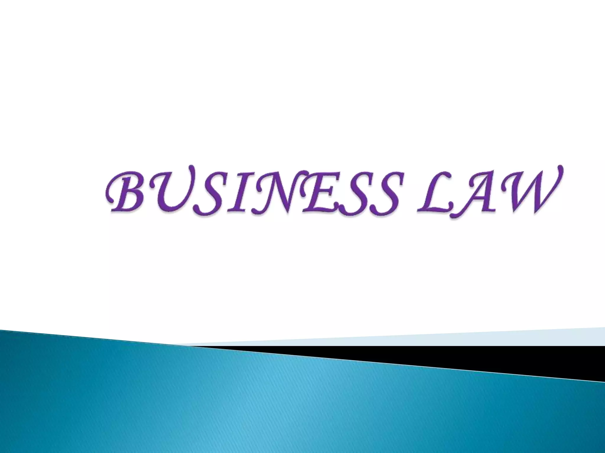 BUSINESS LAW ppt | PPT