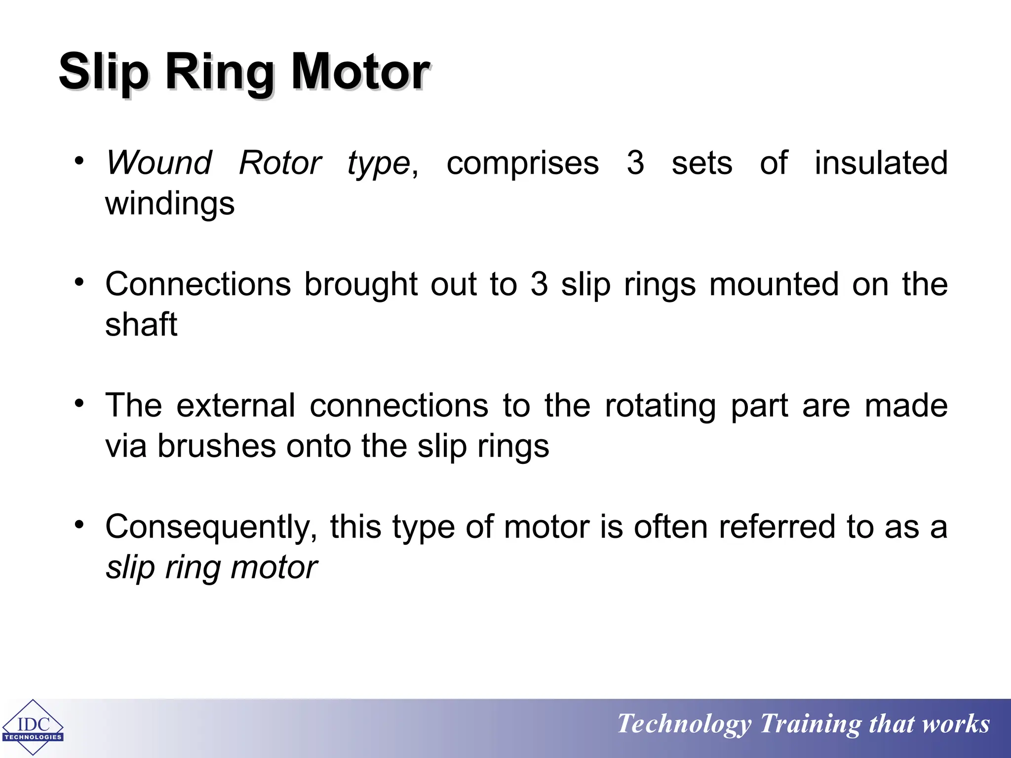 FUNDAMENTALS OF Electric MOTOR TECHNOLOGY | PPT
