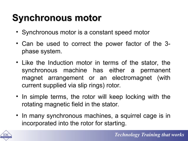 FUNDAMENTALS OF Electric MOTOR TECHNOLOGY | PPT