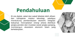Ppt Ekonomi Zakat Dan Wakaf ekonomi ziswaf | PPTX