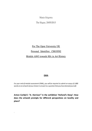 Maria Grigorea, EMA | PDF