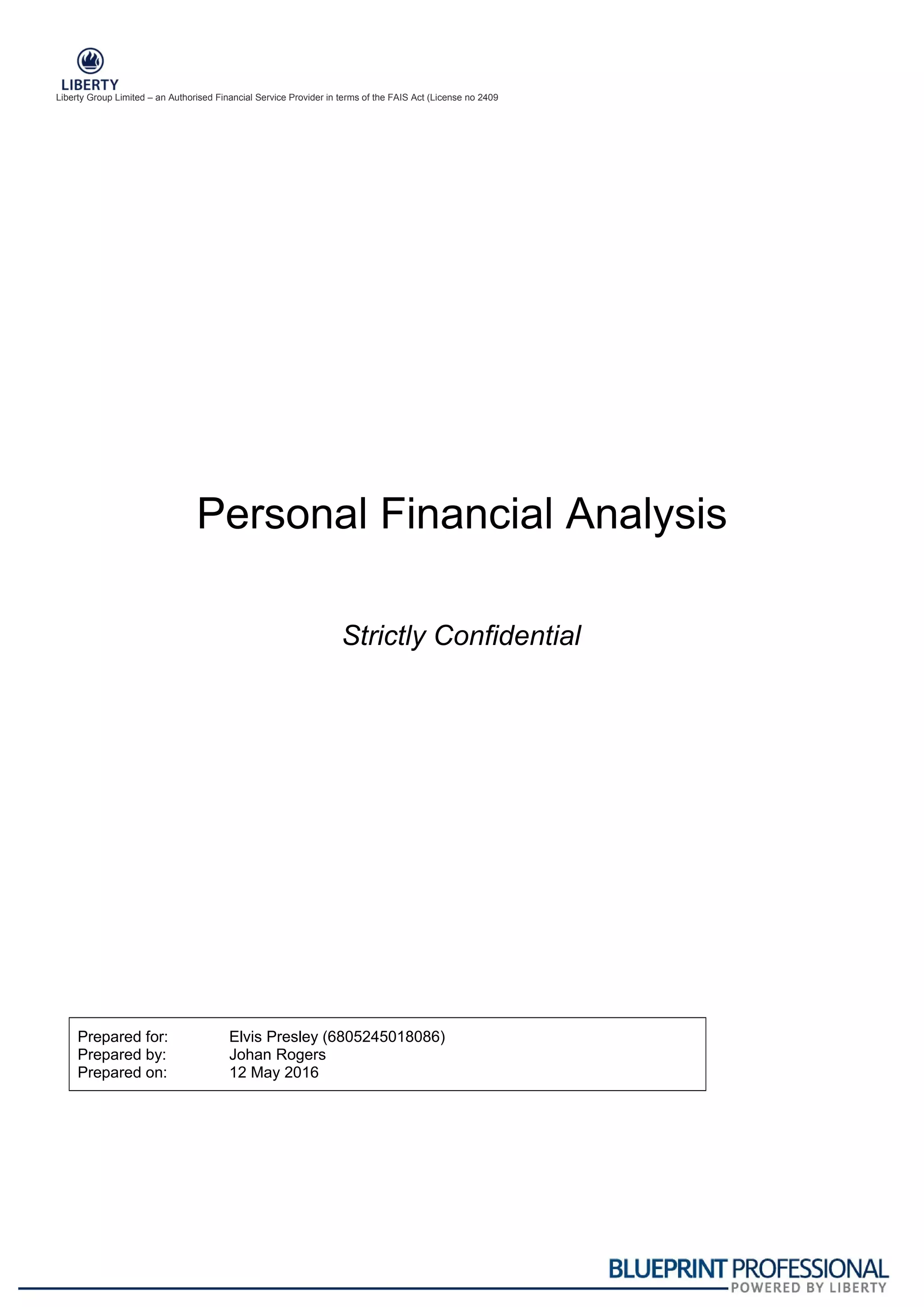 Sample Financial Plan | PDF | Life Insurance | Insurance