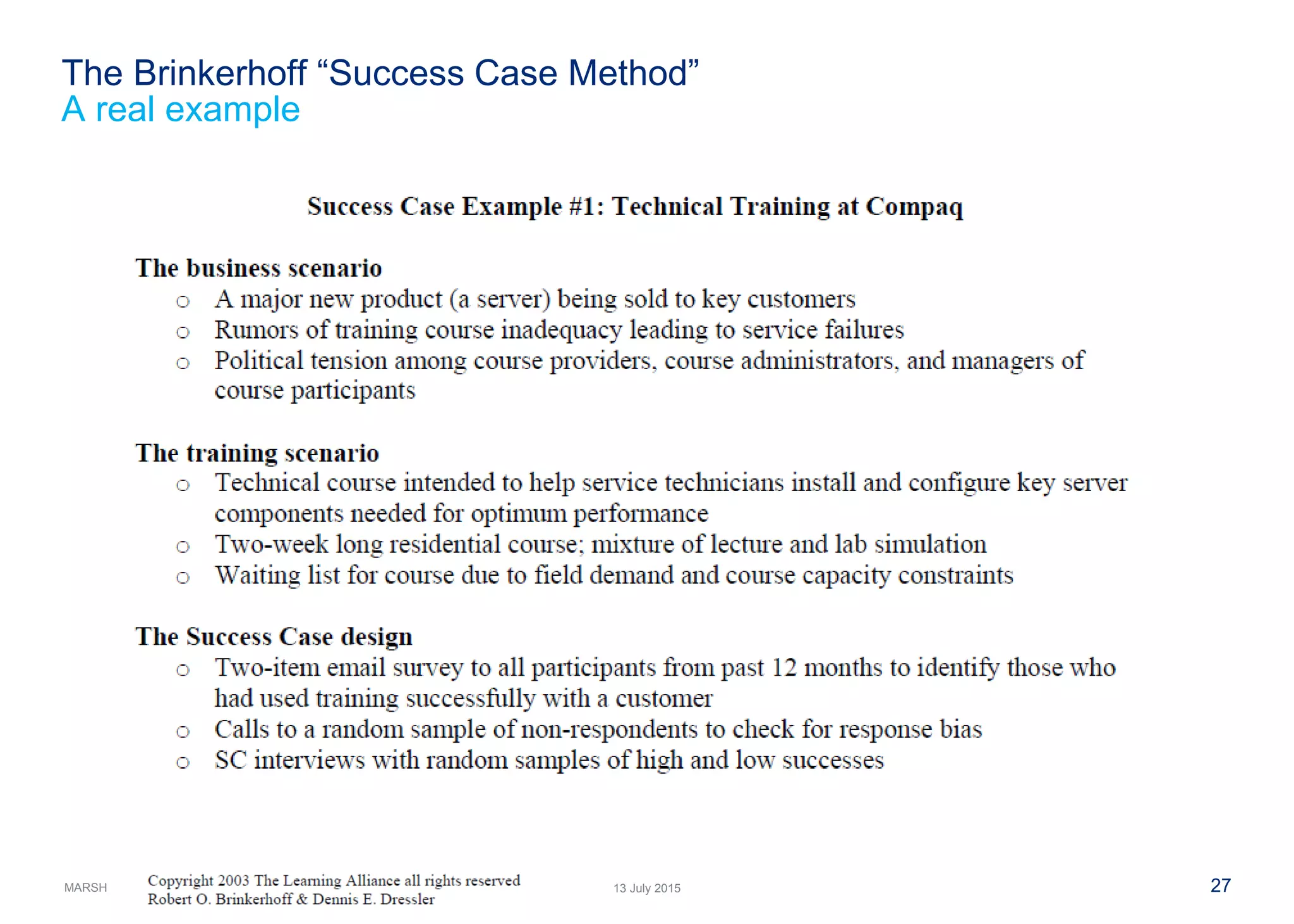 L&D_Metrics-Improvement_20150409 | PPT