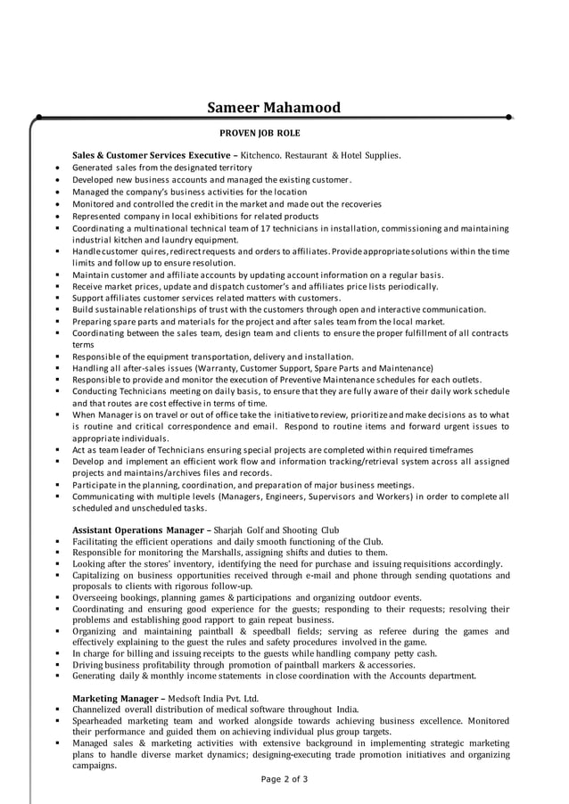 sameer cv | PDF