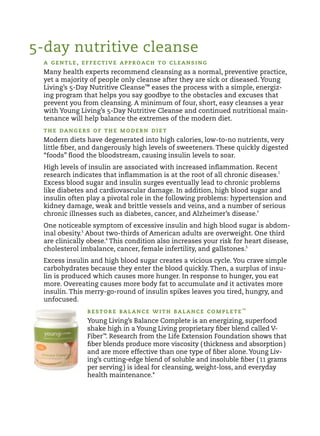 5-day nutritive cleanse -- YL | PDF