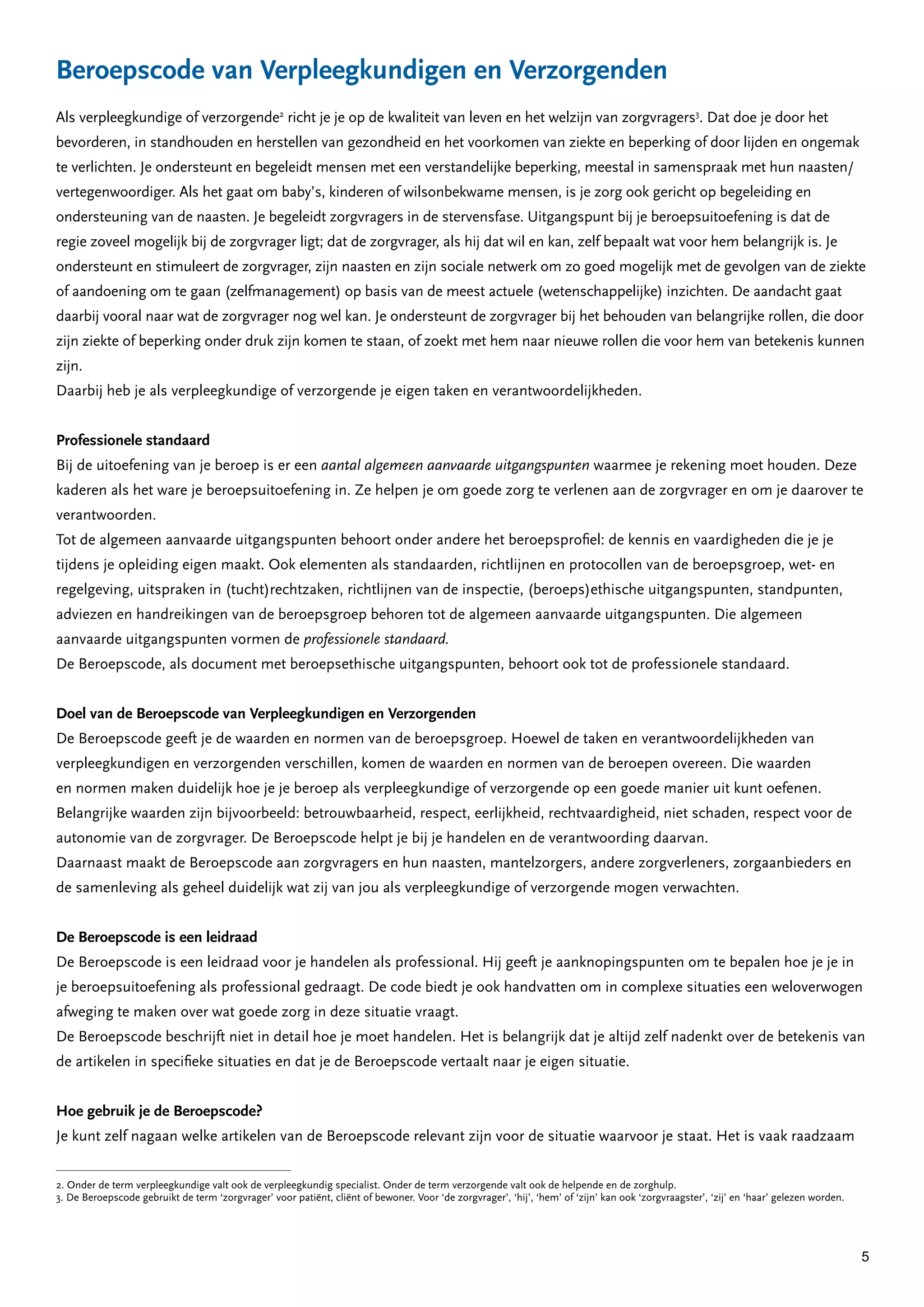 beroepscode vv 2015 | PDF